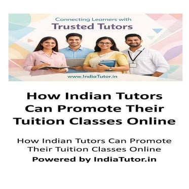 Where Can Indian Tutors List Their Profiles Online to Reach ...