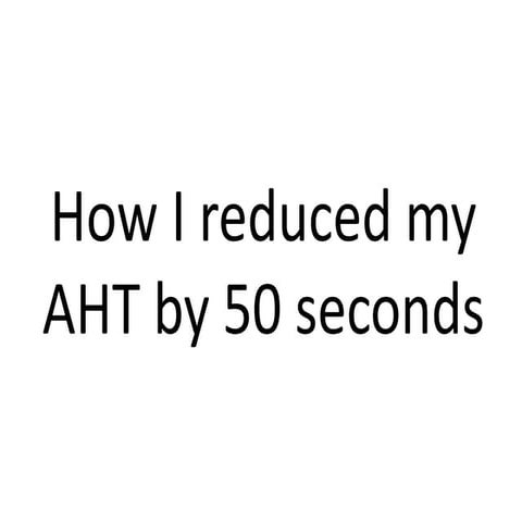 Average Handle Time: How to reduce yours and improve customer ...