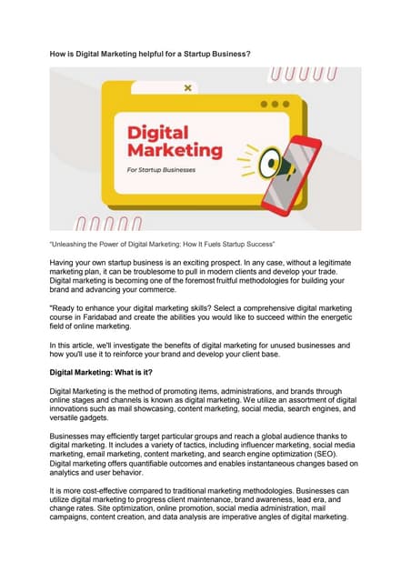 How to be a Successful Digital Marketing ? | PPT