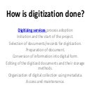 How is digitization done? | PPT