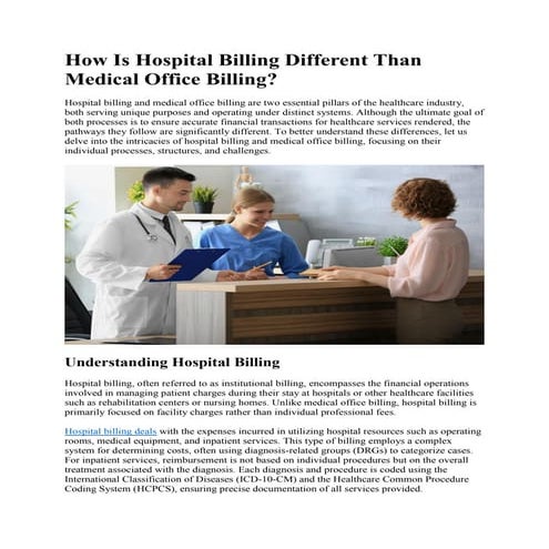 How is hospital billing different than medical office billing.pdf