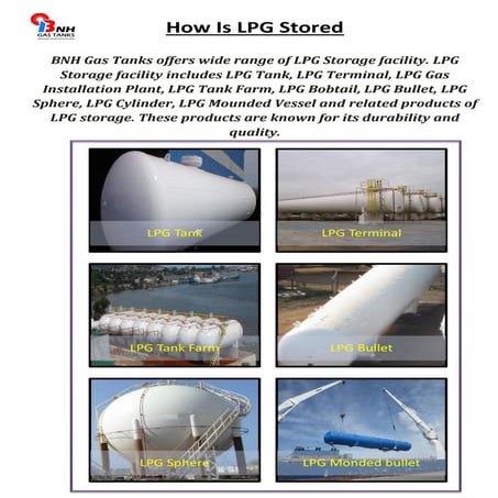 How is lpg stored? | PDF