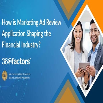 How is Marketing Ad Review Application Shaping the Financial Industry ...