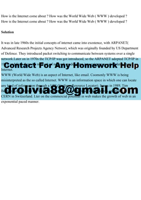 History of the Internet.....pptx | Internet for Beginners | Internet