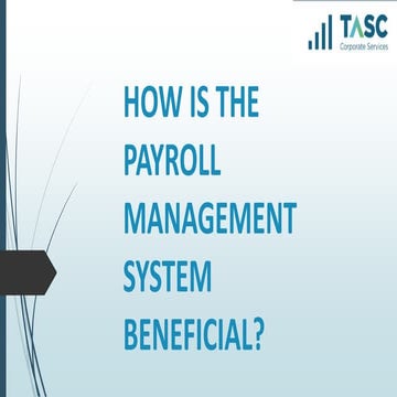 HOW IS THE PAYROLL MANAGEMENT SYSTEM BENEFICIAL.pptx | Human Resources ...