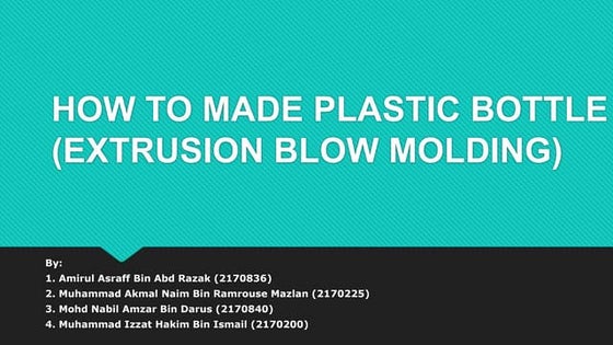 How It Is Made: Exhaust | PPT