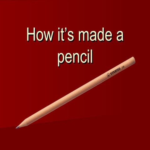 How it’s made | PPT