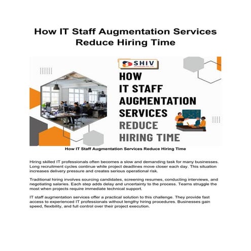 IT Hiring Challenges and Staff Augmentation Solutions | PDF