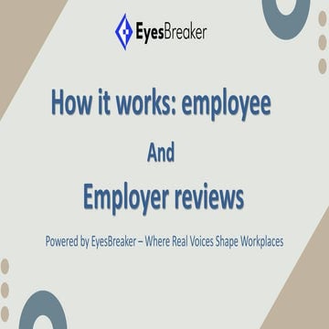 How it works: employee And Employer reviews | PDF
