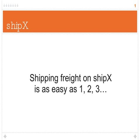 shipX - How it works | PPT