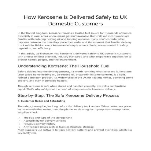 How Kerosene Is Delivered Safely to UK Domestic Customers.pdf