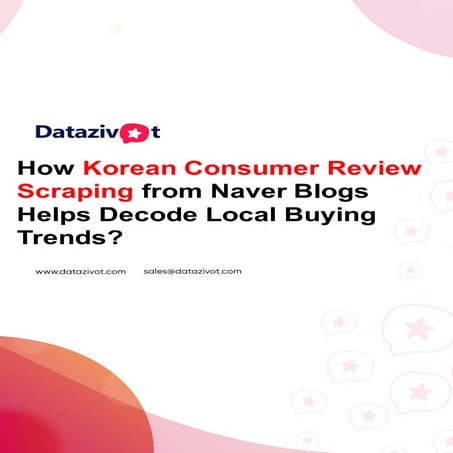 How Korean Consumer Review Scraping from Naver Blogs Helps Decode Local ...