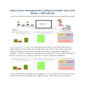 How a Leave Management System Benefits Your Organization? | PPTX