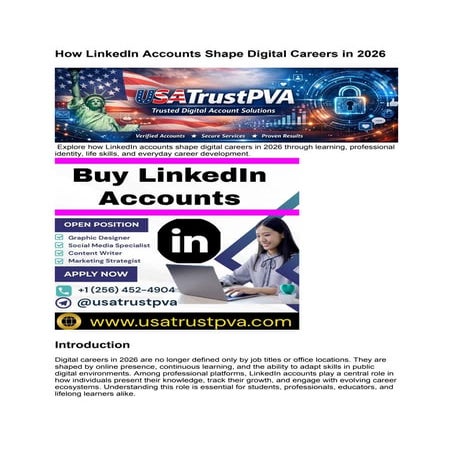 How LinkedIn Accounts Shape Digital Careers in 2026.docx