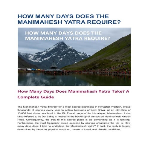 How Many Days Does the Manimahesh Yatra Require.pdf