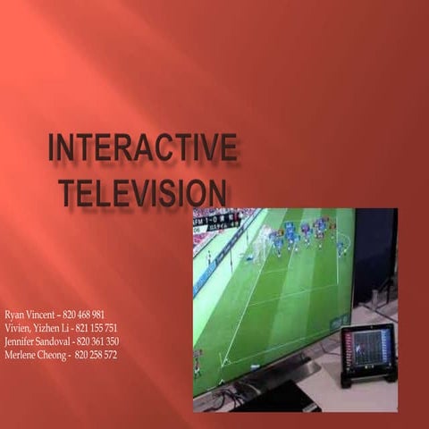 Interactive TV | PPTX