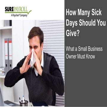 How Many Sick Days Should You Give? | PDF