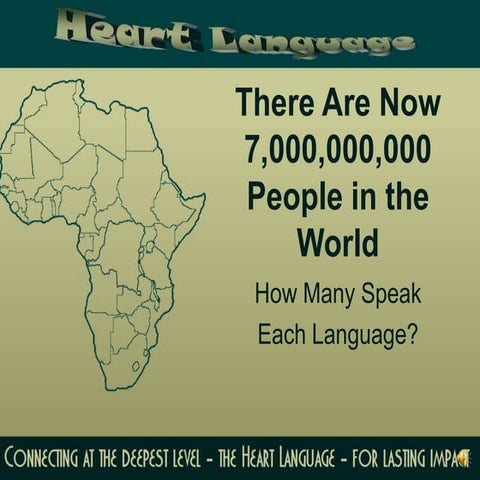 How many speak each language | PPSX