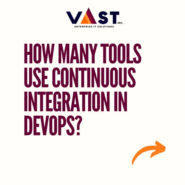 How Many Tools Use Continuous Integration In Devops Vast Ites Inc Pdf