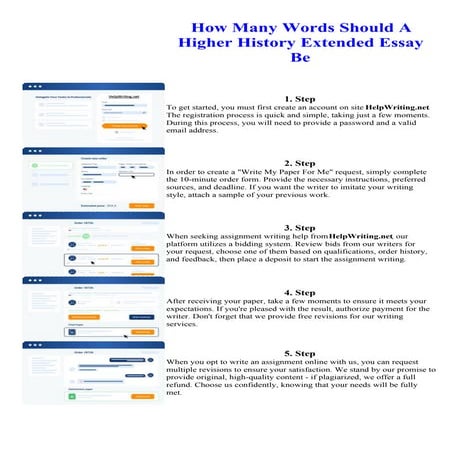 How Many Words Should A Higher History Extended Essay Be | PDF ...