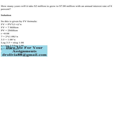How many years will it take $2 million to grow to $7.00 million with.pdf