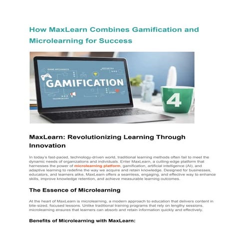 How MaxLearn Combines Gamification and Microlearning for Success.pdf