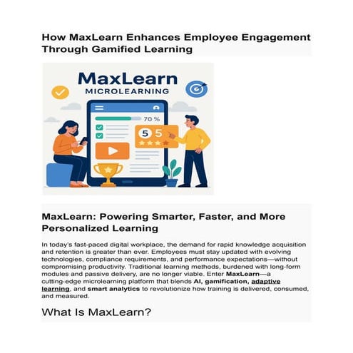 How MaxLearn Enhances Employee Engagement Through Gamified Learning.pdf