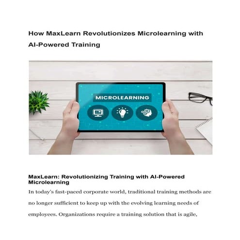 How MaxLearn Revolutionizes Microlearning with AI-Powered Training.pdf