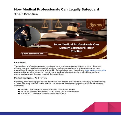 How Medical Professionals Can Legally Safeguard Their Practice.docx