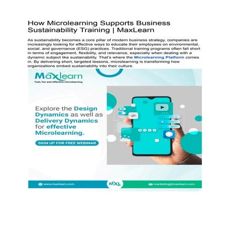 How Microlearning Supports Business Sustainability Training _ MaxLearn.pdf