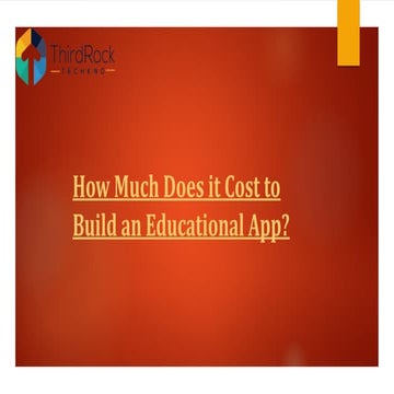 Education App Development In 2023 Cost Process And Factors Ppt