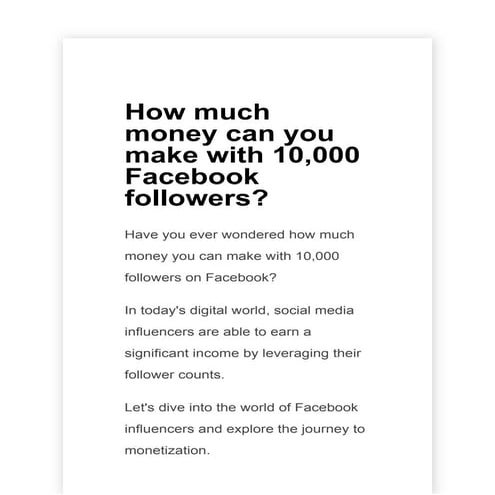 How much money can you make with 10,000 Facebook followers.pdf