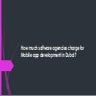 How much software agencies charge for Mobile app.pdf