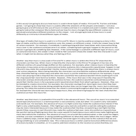 Music and sound analysis | PPTX
