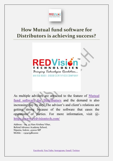 Why Mutual Fund Software in India present stake.pdf