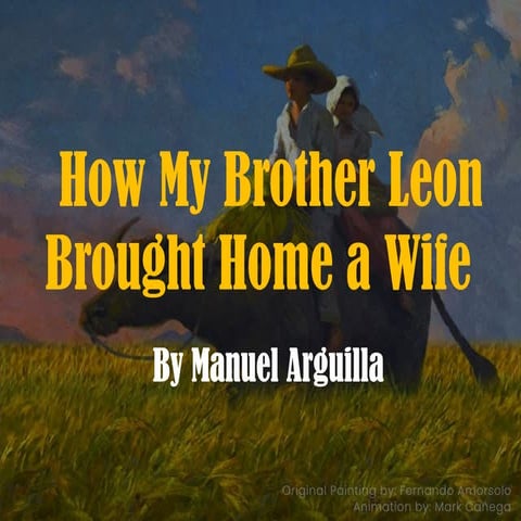 How my brother leon brought home a wife | PPTX