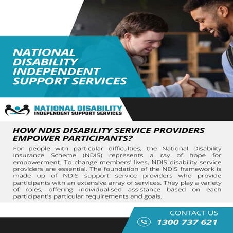 How NDIS Disability Service Providers Empower Participants? | PDF