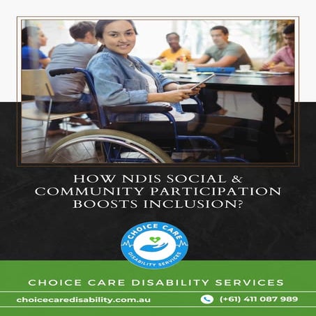 How NDIS Social & Community Participation Boosts Inclusion? | PDF