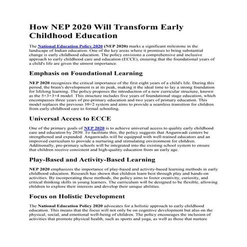How NEP 2020 Will Transform Early Childhood Education.docx
