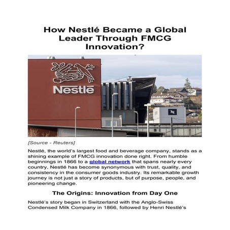 How Nestlé Became a Global Leader Through FMCG Innovation.pdf