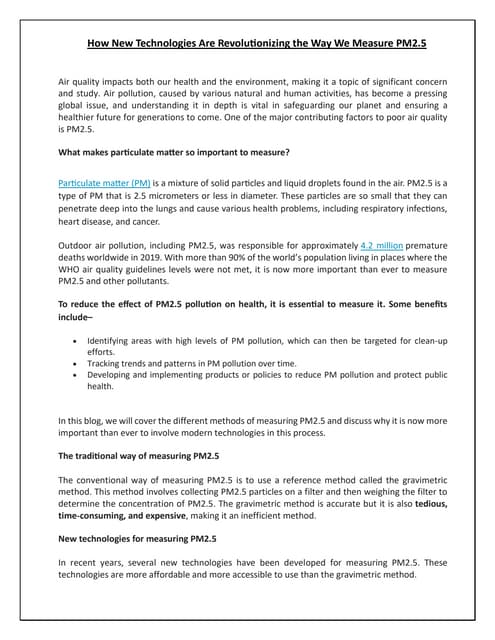 IOT BASED AIR POLLUTION MONITORING | PPT