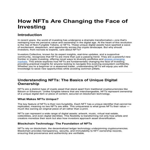 How NFTs Are Changing the Face of Investing.docx