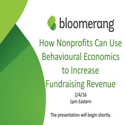 How Nonprofits Can Use Behavioural Economics to Increase Fundraising ...
