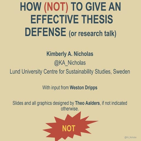 How to successfully give a seminar presentation | PPT