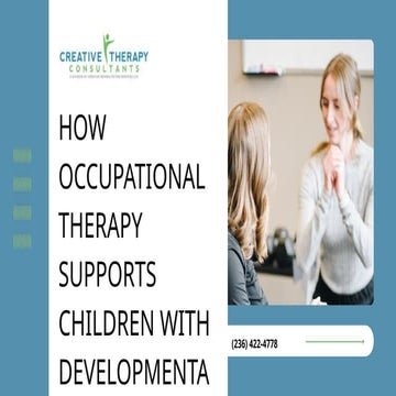 How Occupational Therapy Supports Children with Developmental Delays ...