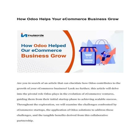 How Odoo Helps Your Ecommerce Business Grow Pdf
