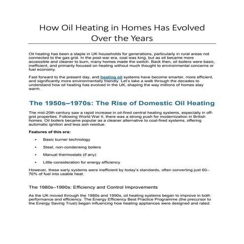 How Oil Heating in Homes Has Evolved Over the Years.pdf