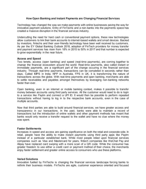 How Technological Innovation Fuels the Instant Payments Revolution ...