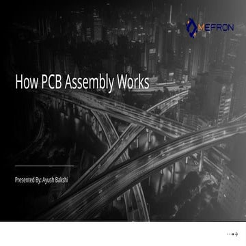 How PCB Assembly Works | Mefron Technologies | PPTX