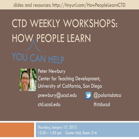 How People Learn | PPTX